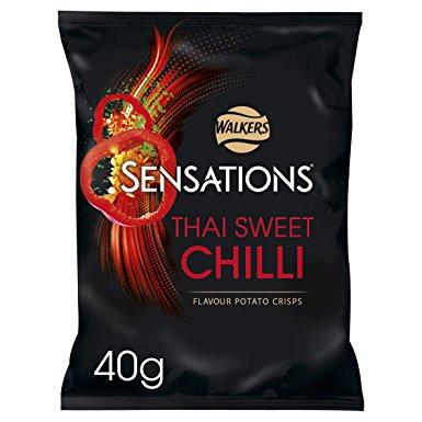 Walkers Crisps - Sensations Thai Sweet Chilli, 40g – British Pedlar