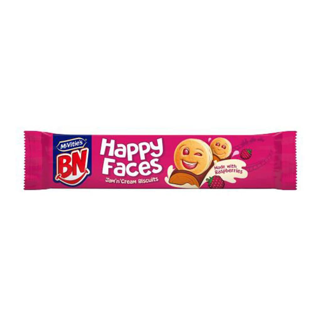 McVitie's Digestives - BN Happy Faces Jam 'n' Cream Biscuits 165g ...